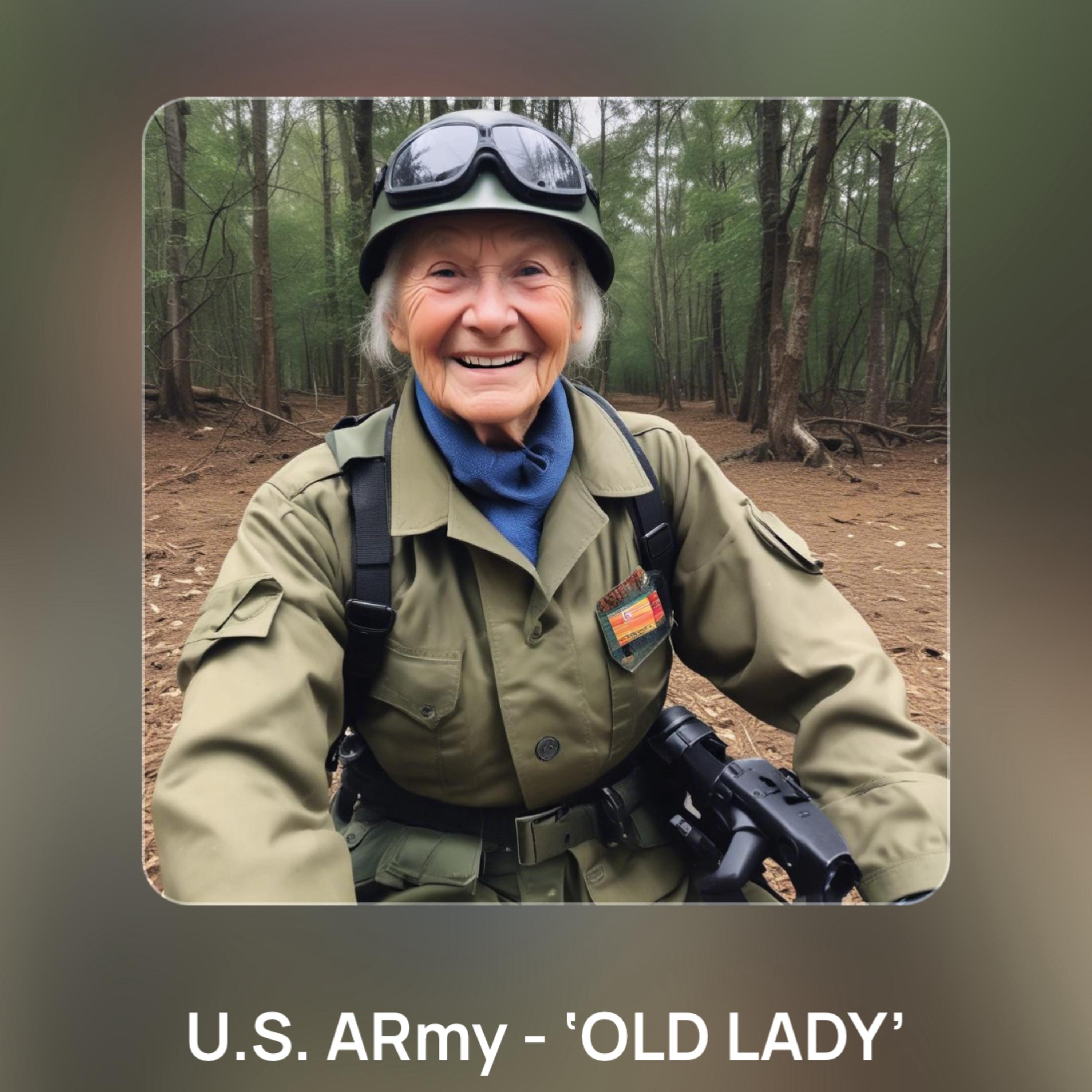 U.S. Army - Old Lady - Daniel W. Shrigley