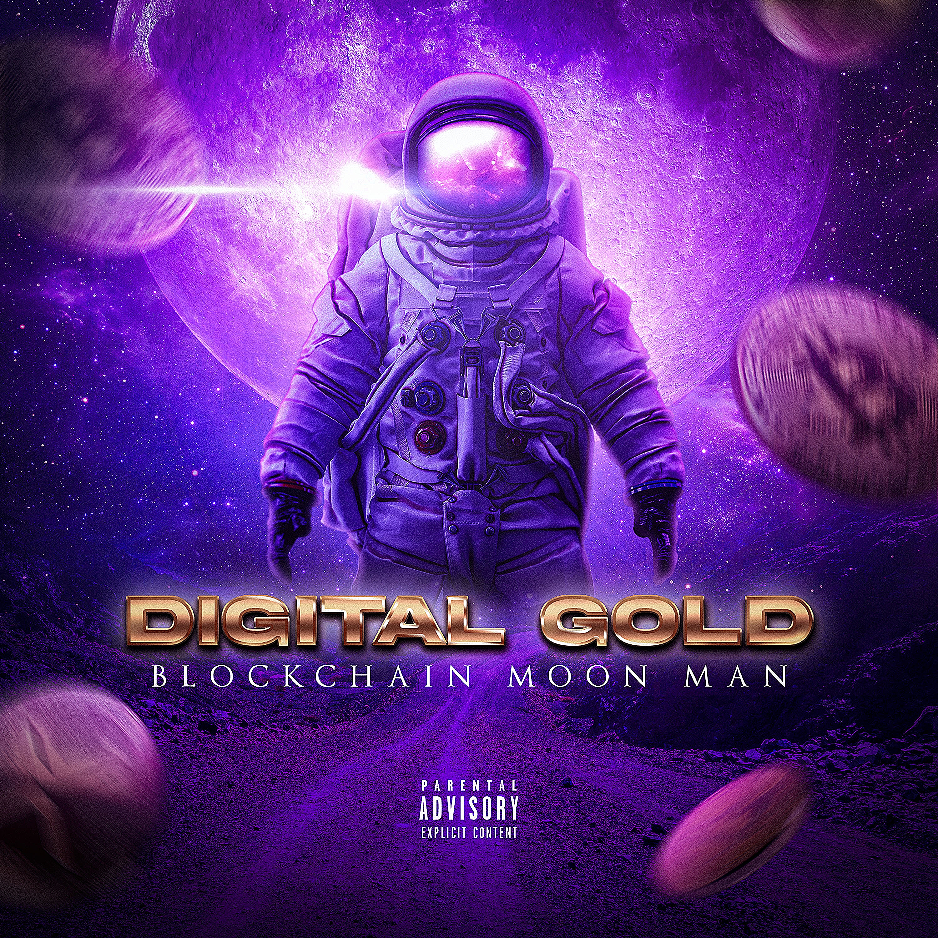 Digital Gold - Blockchain Moon Man